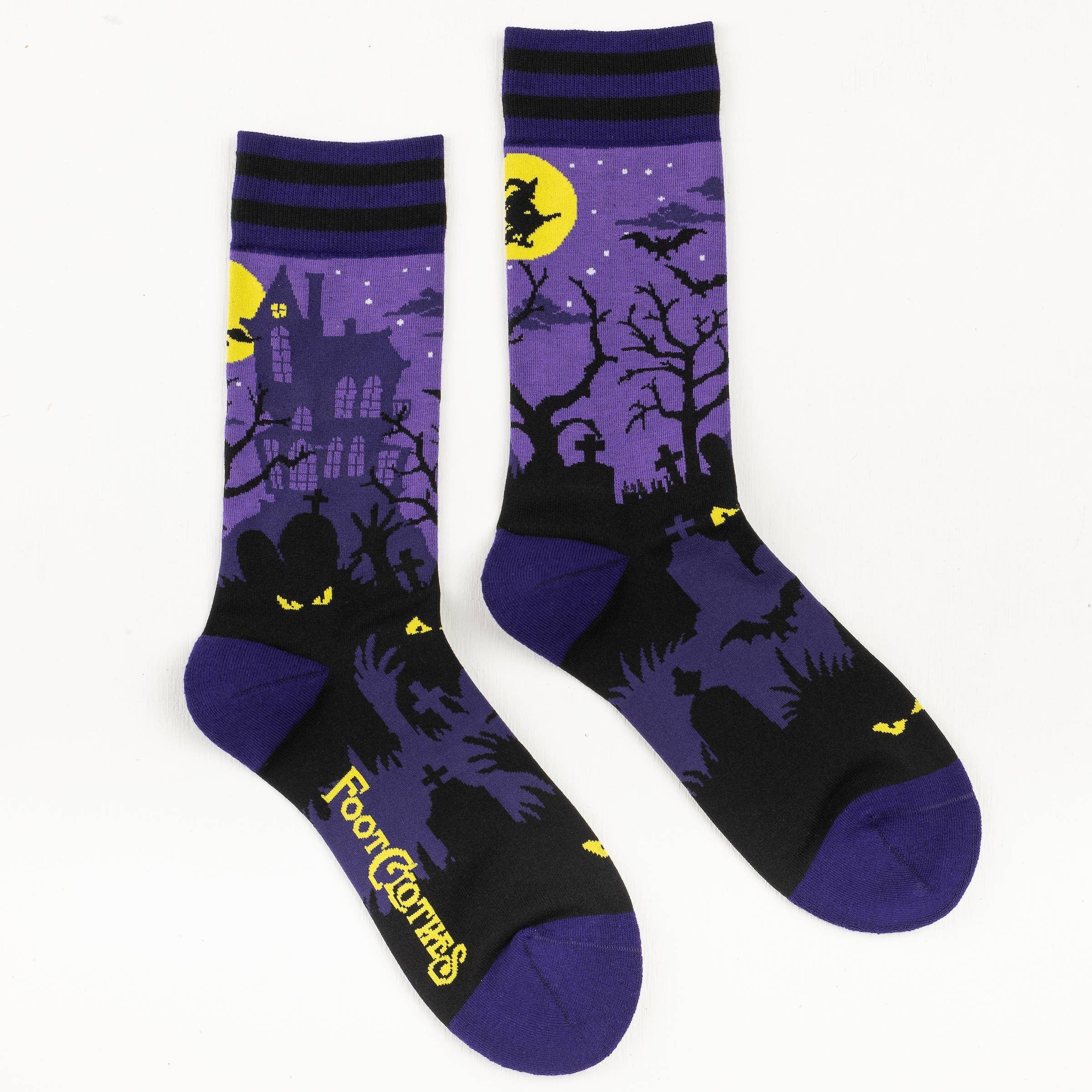 Haunted House Crew Socks Foot Clothes | La Vie Bohème LLC